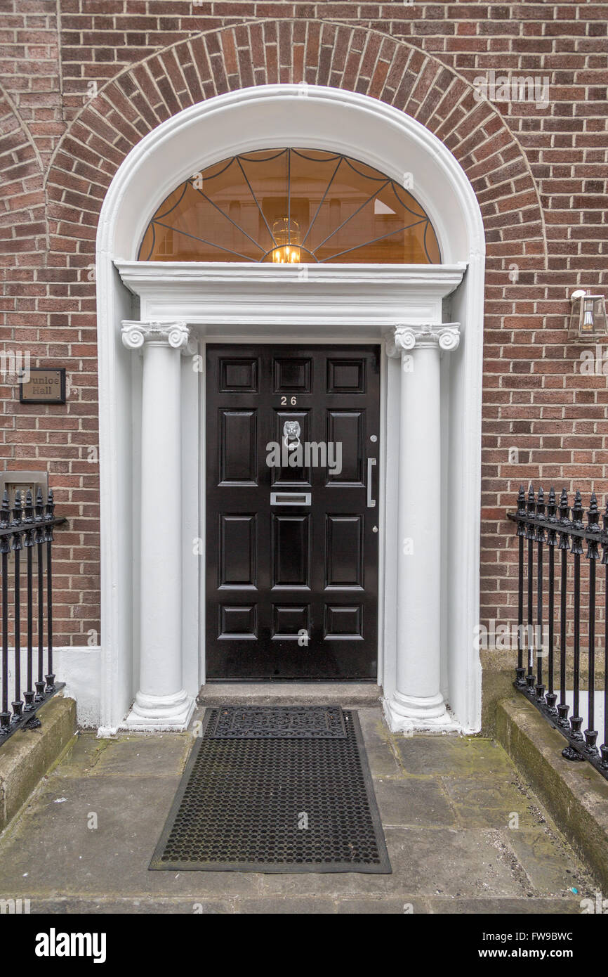 Georgian door, Merrion Square, Dublin, Ireland Stock Photo - Alamy