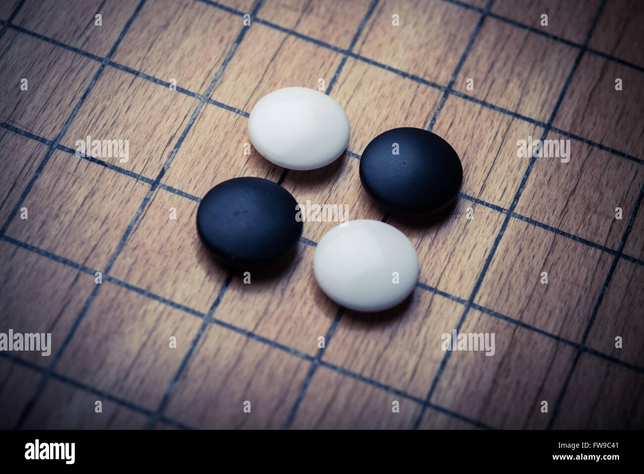 Go game board hi-res stock photography and images - Alamy