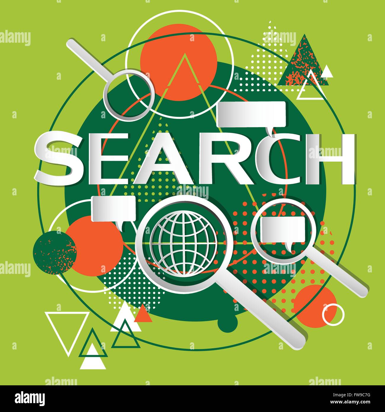 Search Information Online Internet Technology Stock Vector Image & Art ...