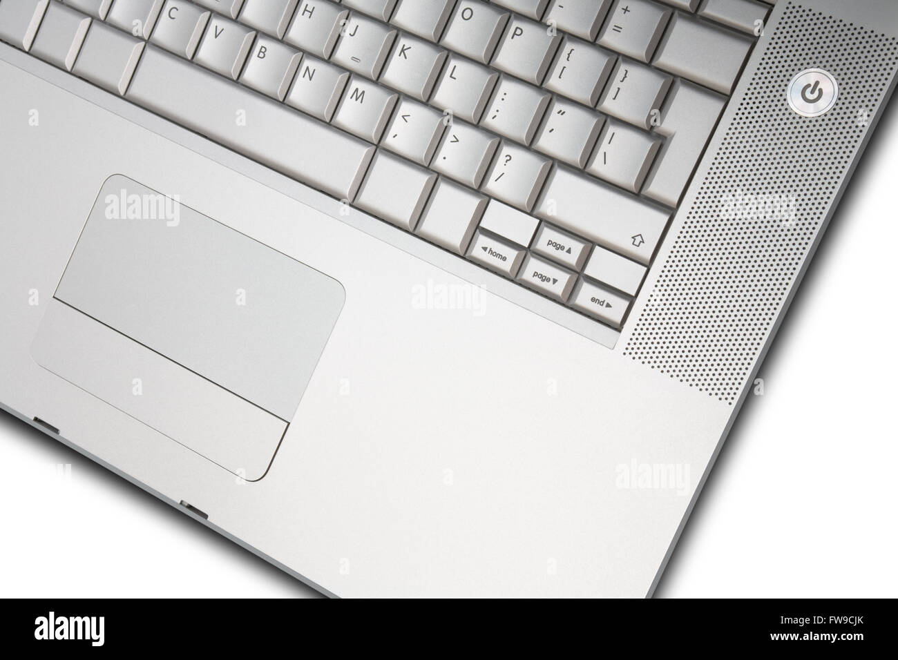 The start button on modern and fashionable laptop Stock Photo - Alamy