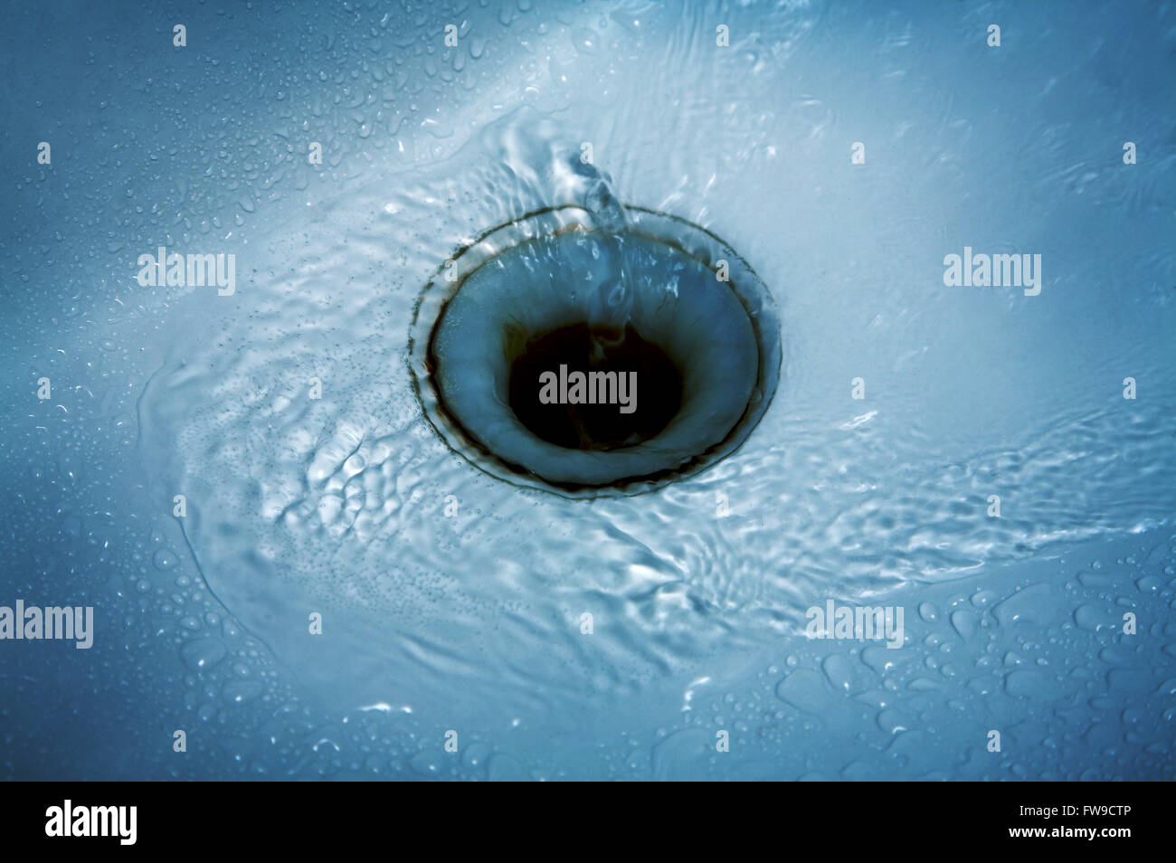 Stream and drops of pure water in a sink Stock Photo - Alamy