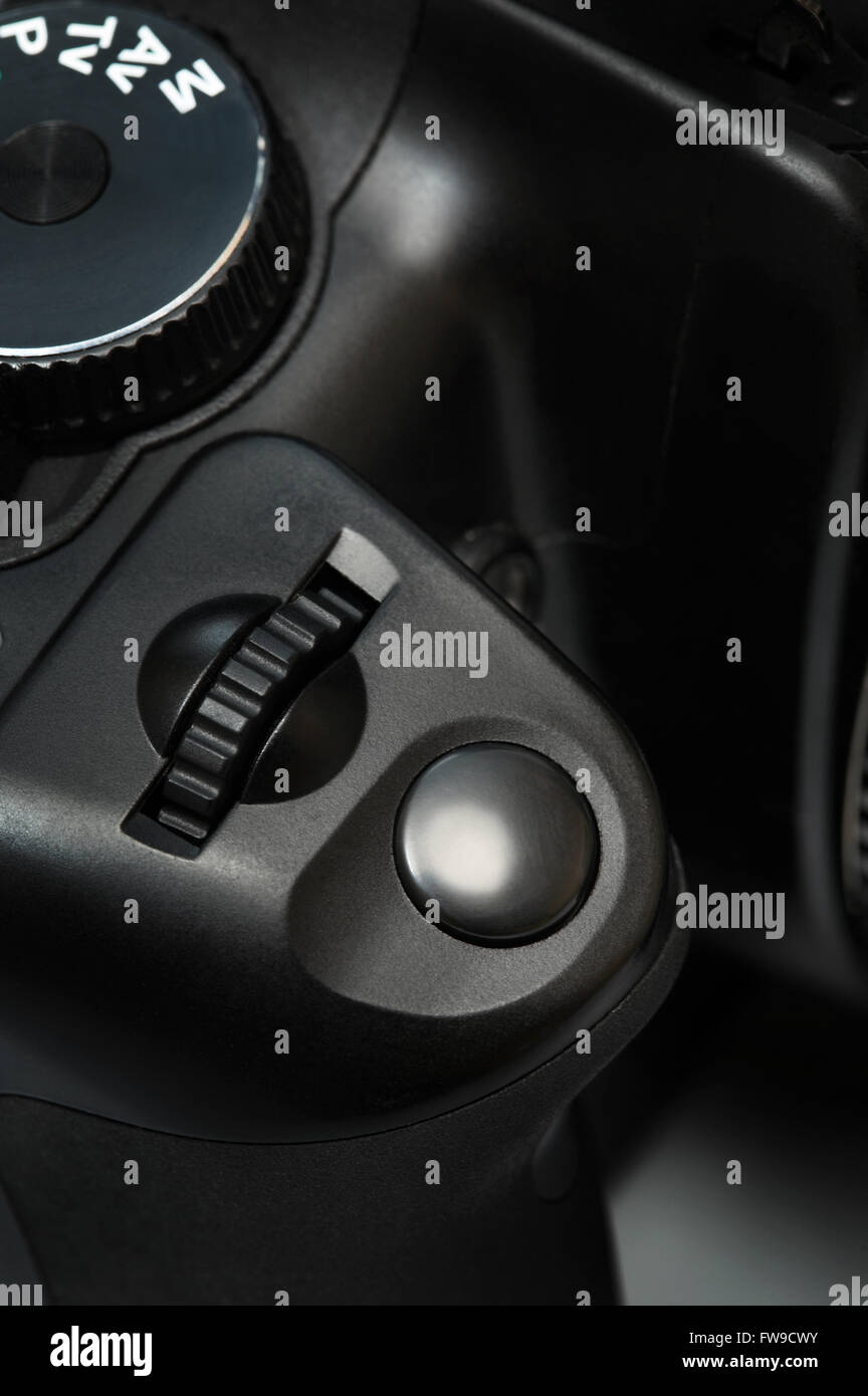 The main button of the modern camera Stock Photo - Alamy