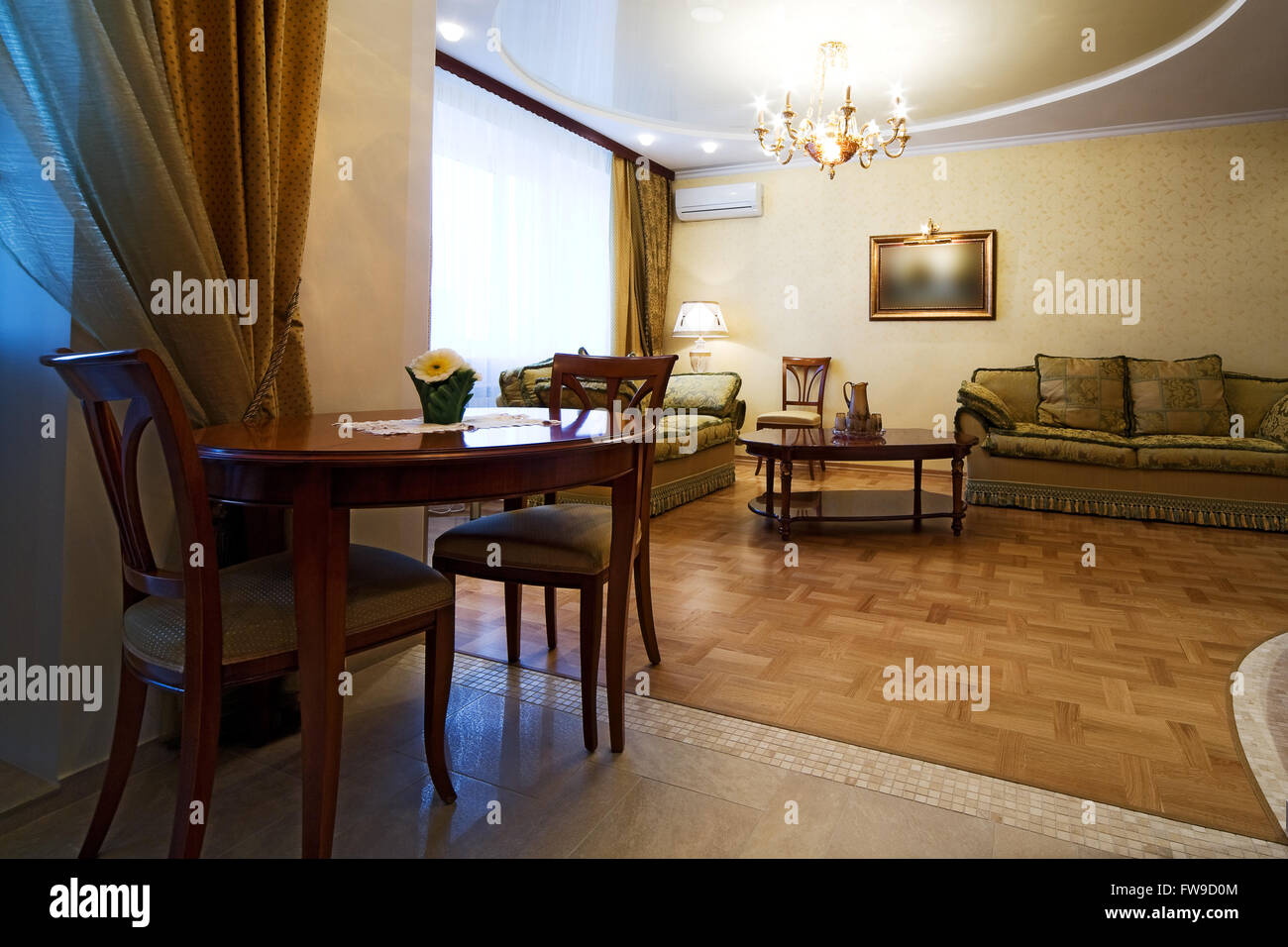 Beautiful divan in a room to rich hotel Stock Photo - Alamy