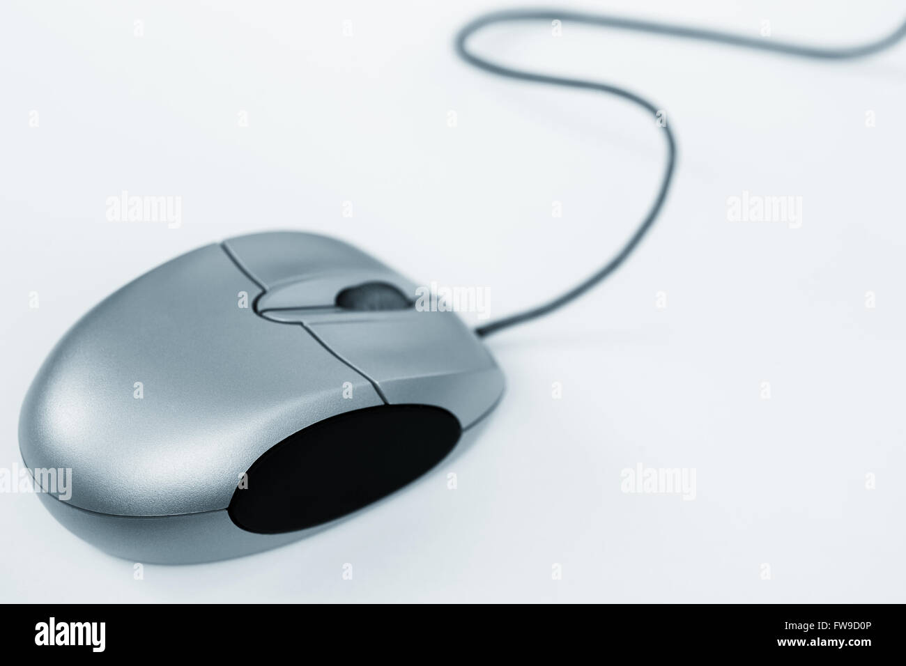 The beautiful modern optical mouse with a wheel Stock Photo - Alamy