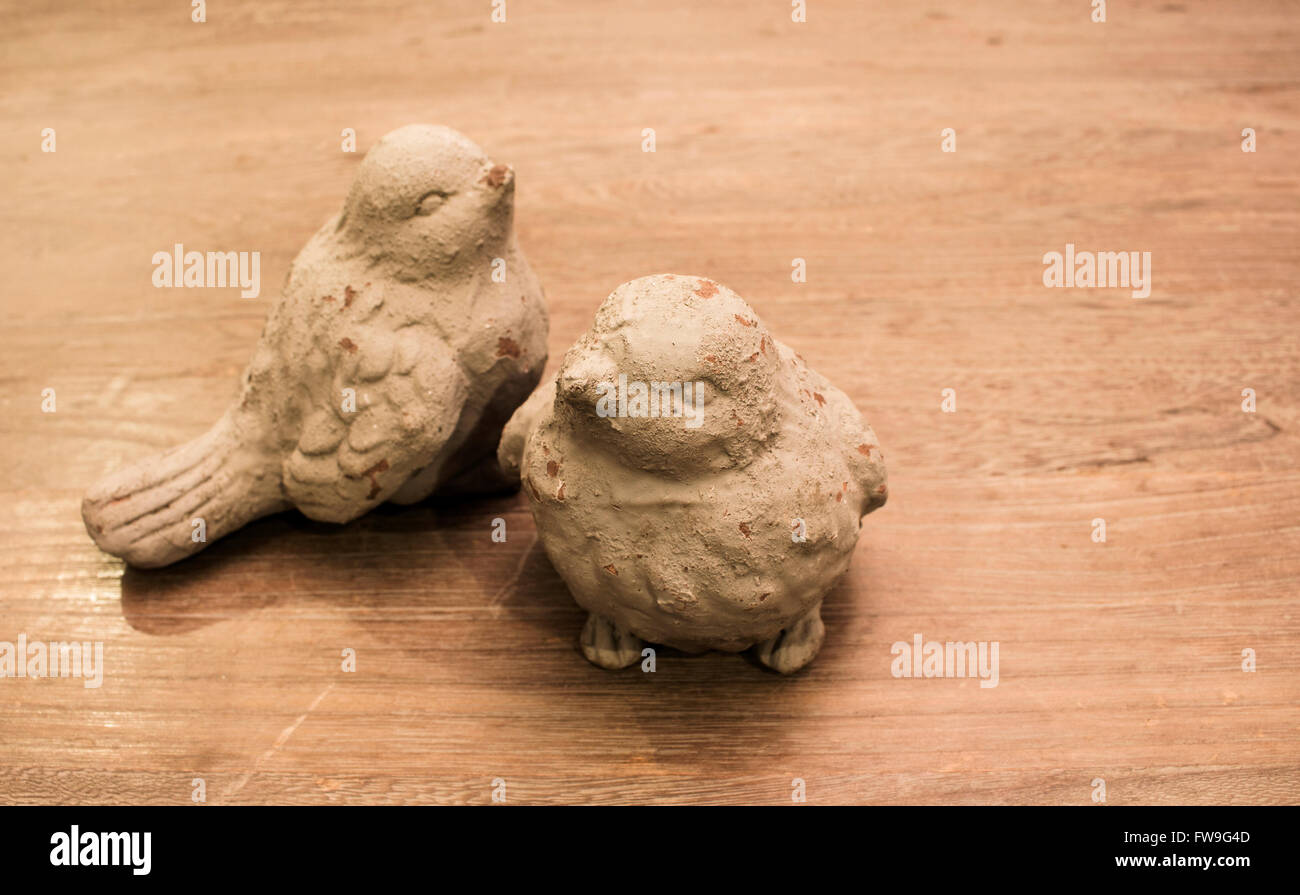 Bird decoration object for interior design Stock Photo - Alamy
