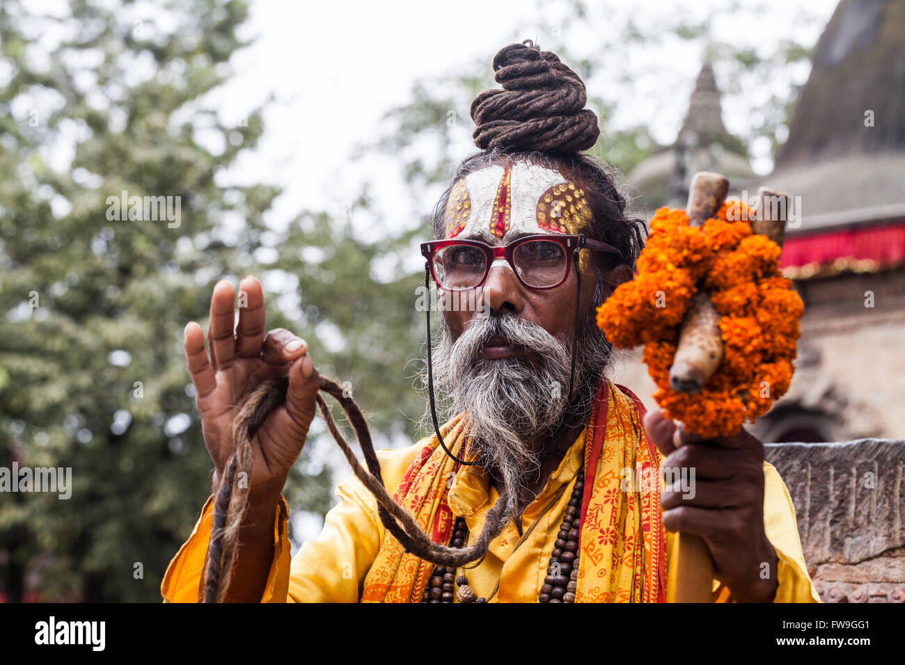 Smiling nepali man hi-res stock photography and images - Alamy