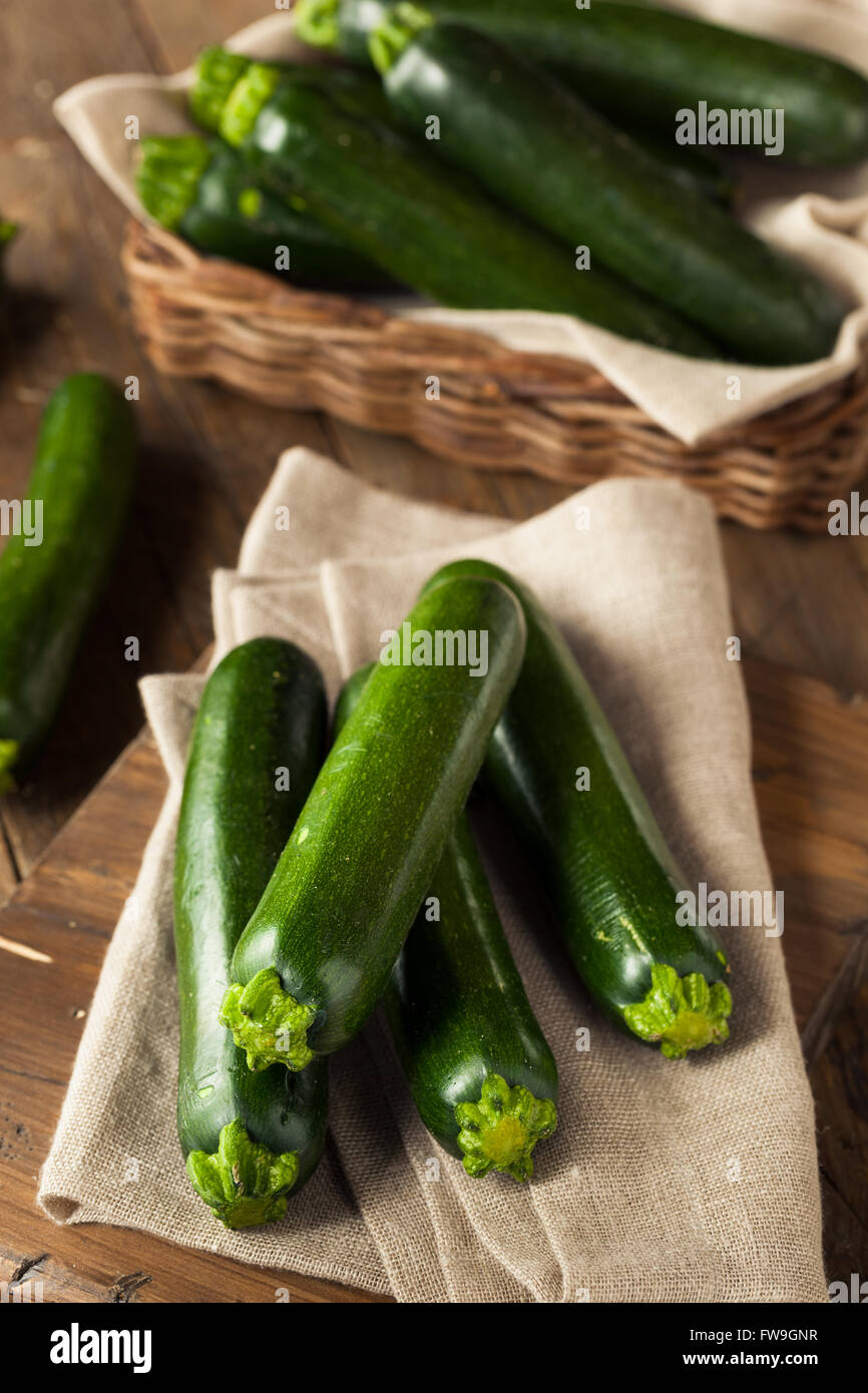 Raw Green Organic Zucchini Squash Ready to Eat Stock Photo - Alamy