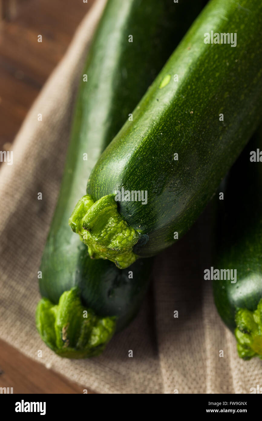 Raw Green Organic Zucchini Squash Ready to Eat Stock Photo - Alamy