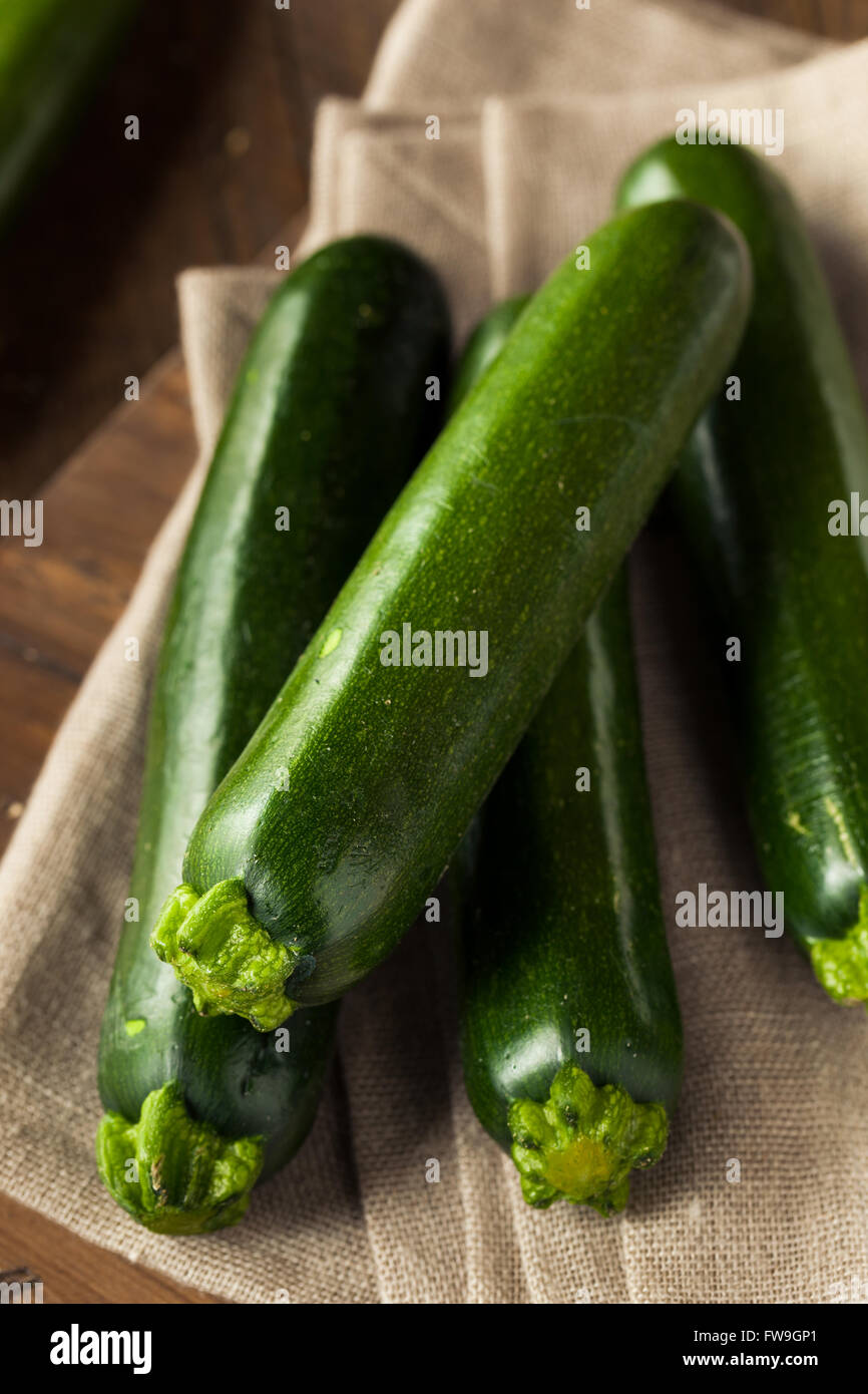 Raw Green Organic Zucchini Squash Ready to Eat Stock Photo - Alamy