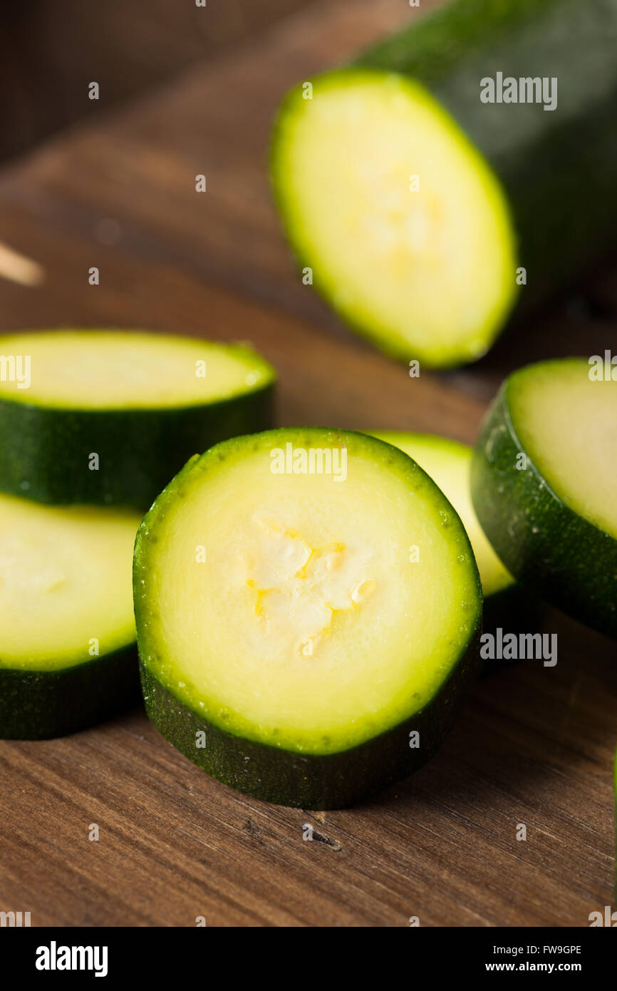 Raw Green Organic Zucchini Squash Ready to Eat Stock Photo - Alamy
