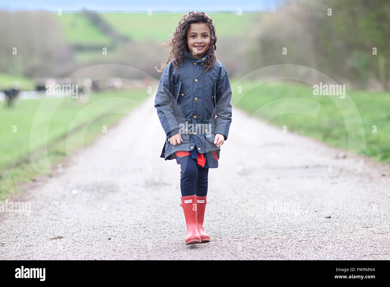 Red wellies hi-res stock photography and images - Alamy