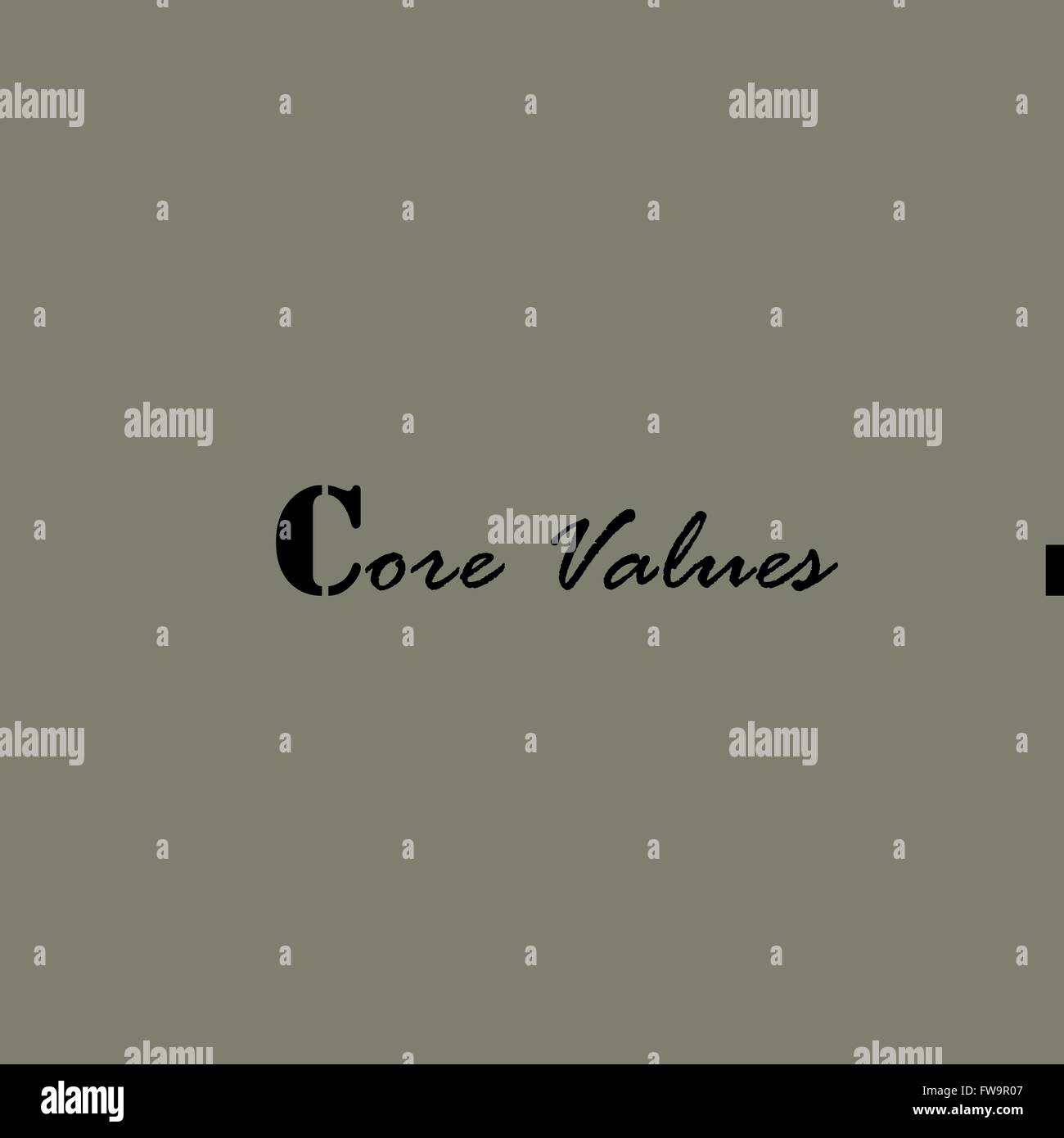 Core Values. Vector lettering illustration Stock Vector Image & Art - Alamy