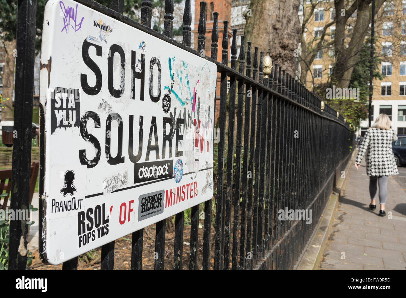 Soho Square in London's West End, England, UK Stock Photo - Alamy