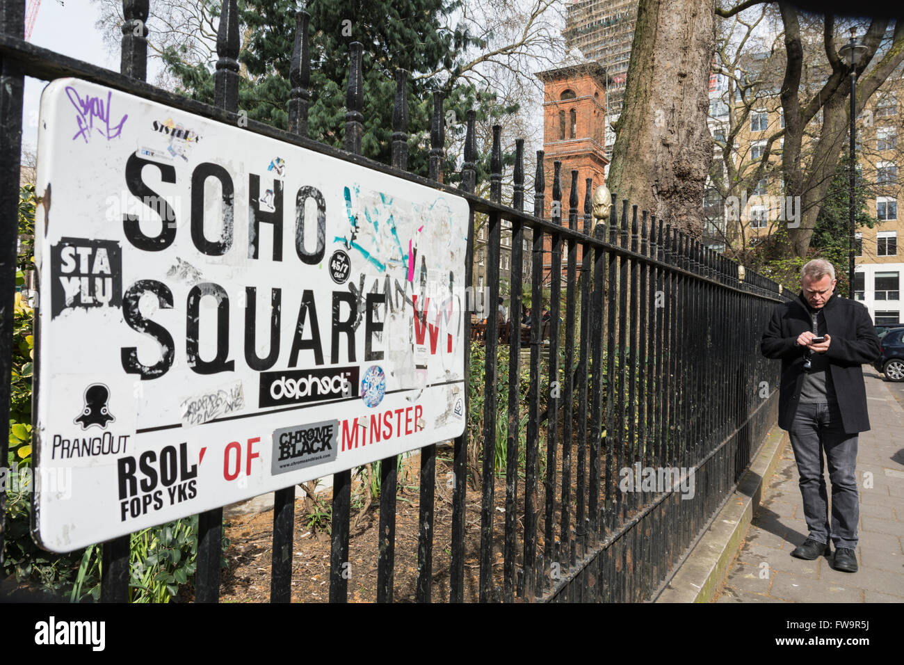 Soho Square in London's West End, England, UK Stock Photo - Alamy