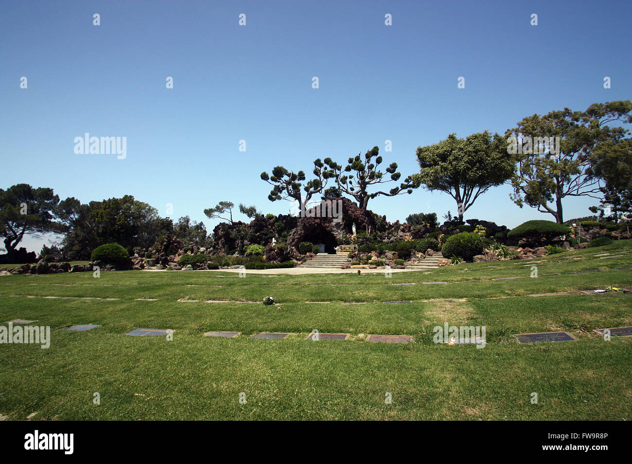 Celebrity final resting places - Holy Cross Cemetery. The section ...