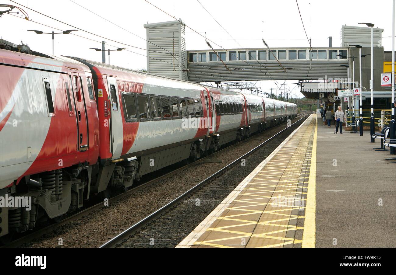 Newark Northgate Railway Train Station in the market town of Newark ...