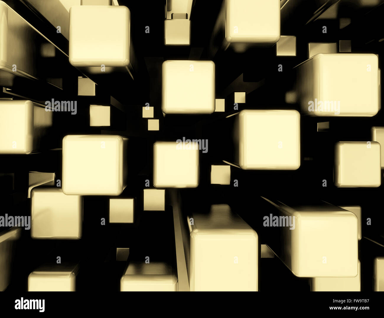 Golden shapes backdrop hi-res stock photography and images - Alamy