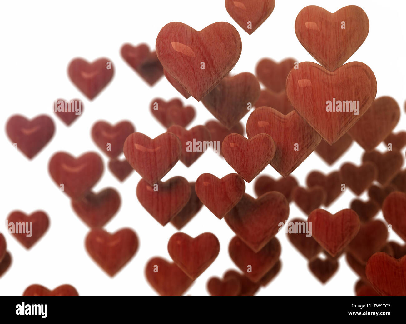 Modern hearts design hi-res stock photography and images - Alamy