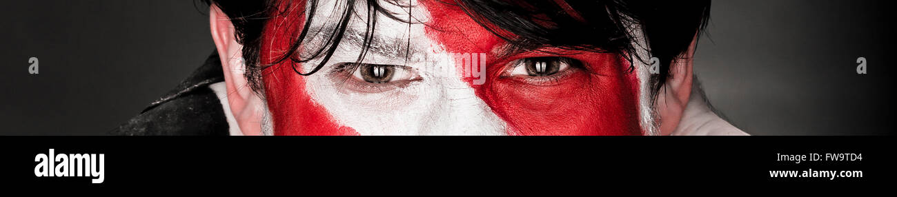 studio photo of eyes of warrior in war paint Stock Photo - Alamy
