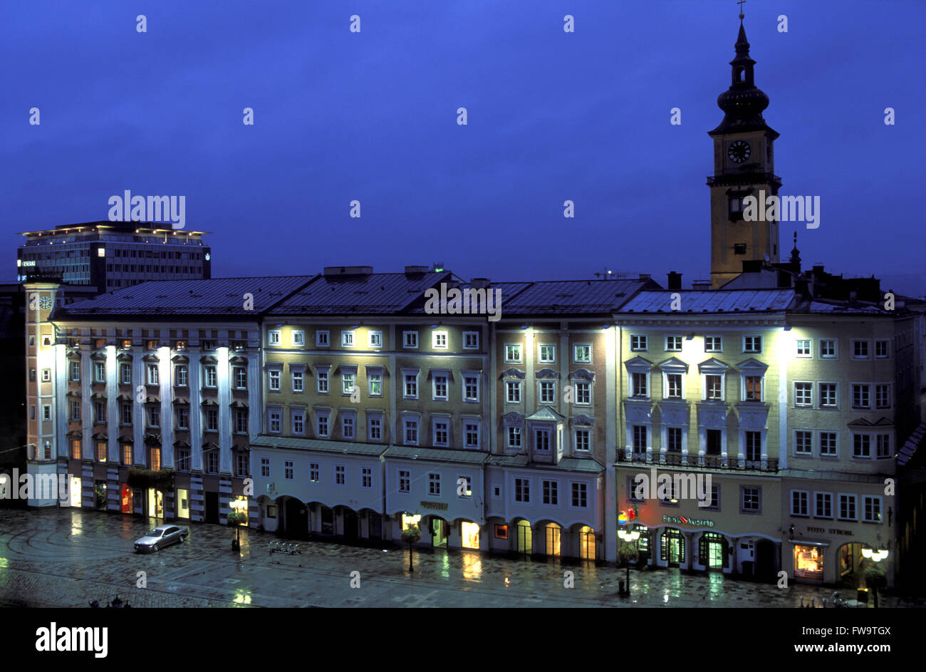 Linz church stadtpfarrkirche square hi-res stock photography and images ...