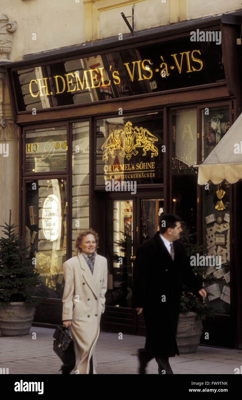 AUT, Austria, Vienna, Cafe Demel at the Kohlmarkt. AUT, Oesterreich ...
