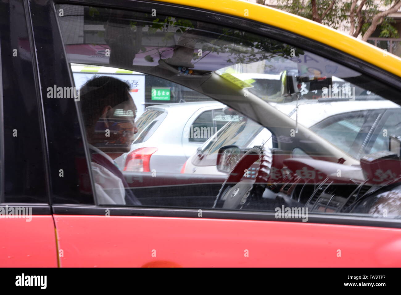 Taxi driver, Taipei City, Taiwan Stock Photo - Alamy