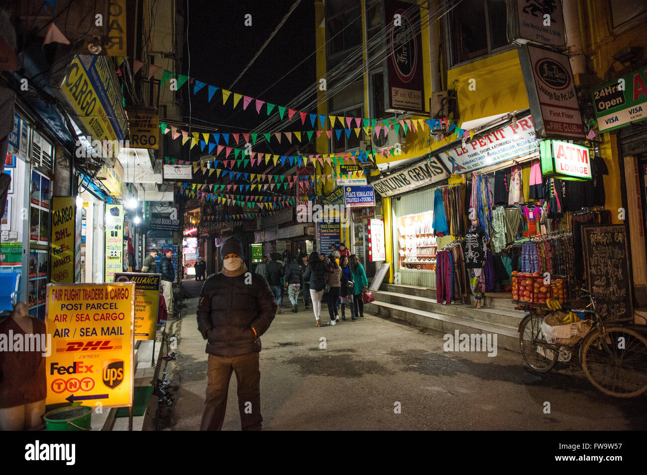 Nepal, Kathmandu, Thamel Stock Photo - Alamy