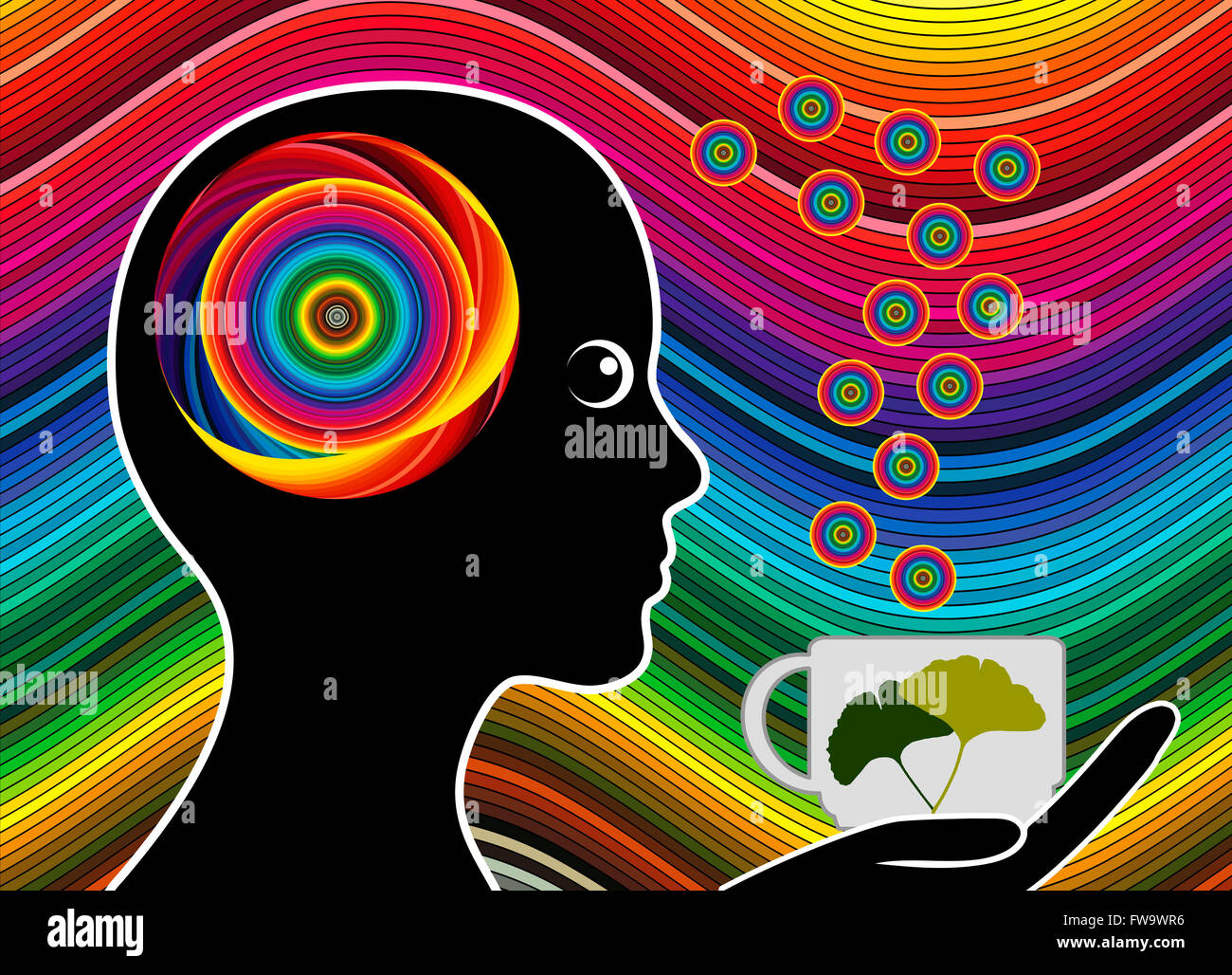 Energizing Tea Break Stock Photo - Alamy
