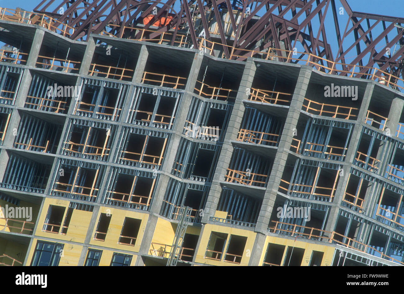 High rise concrete construction hi-res stock photography and images - Alamy