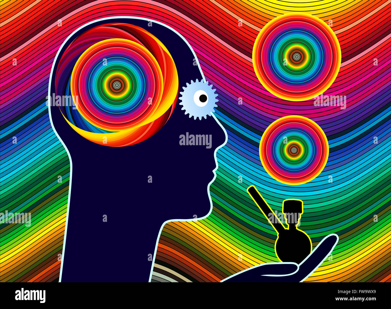 Pot smoking turns you on Stock Photo - Alamy