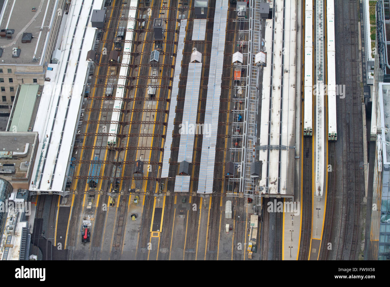 Train yard at Union station in downtown Toronto Ont., on July. 29, 2015 ...