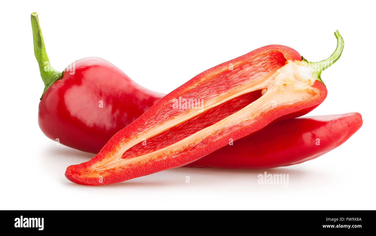 Red cut pepper hi-res stock photography and images - Alamy