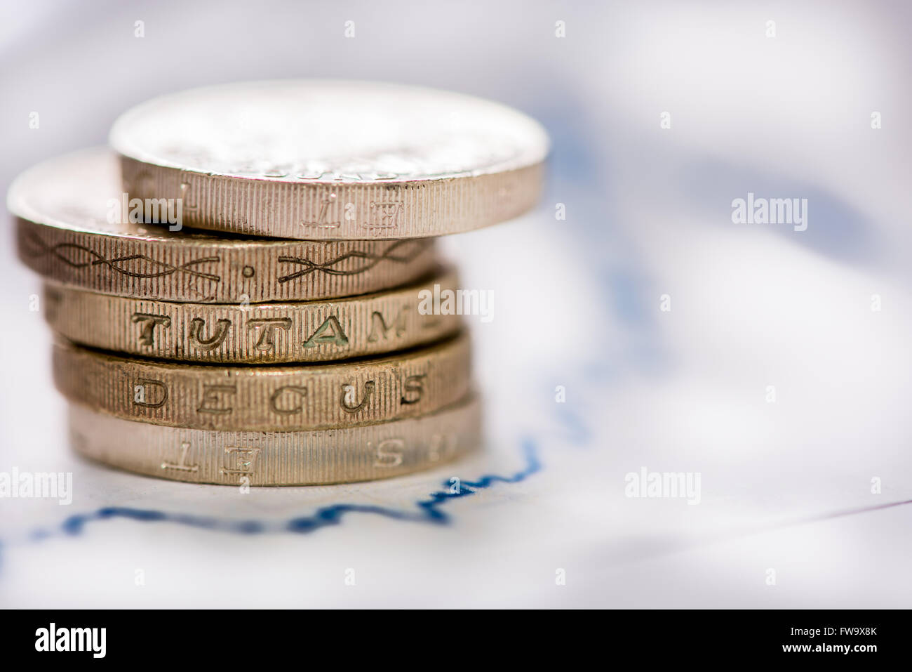 Coin stack falling over hi-res stock photography and images - Alamy
