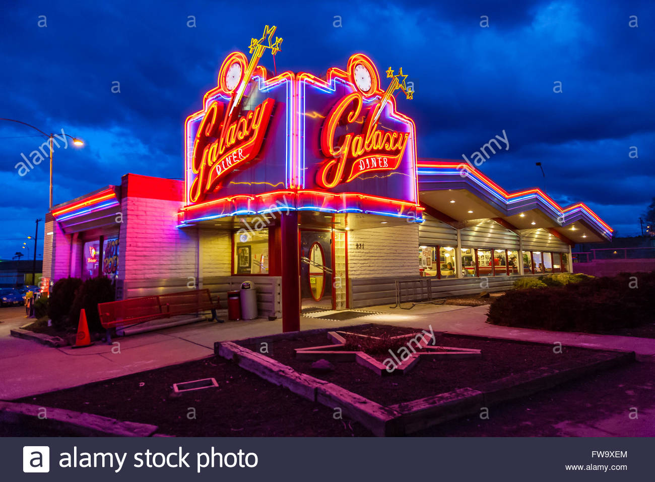 1950s Diner High Resolution Stock Photography and Images - Alamy