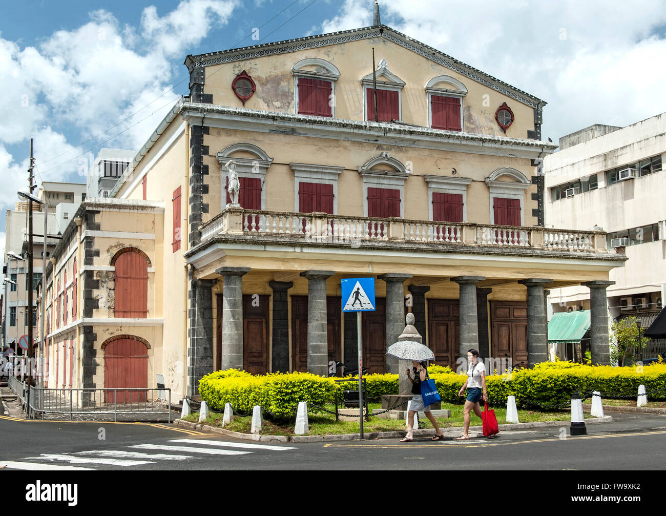 Old building in Port Louis, the capital of Mauritius Stock Photo - Alamy