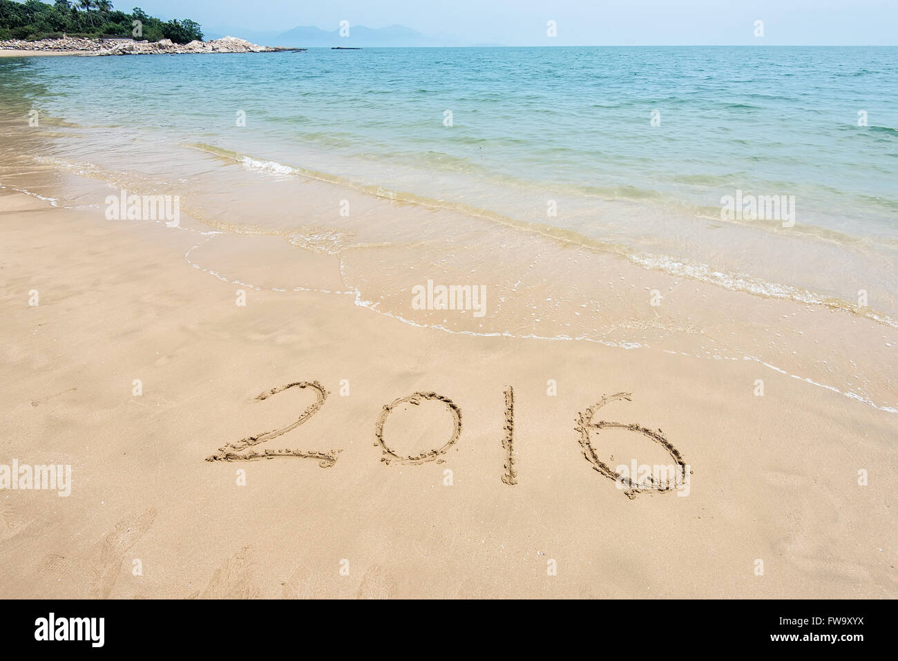 Sand beach text copy hi-res stock photography and images - Alamy