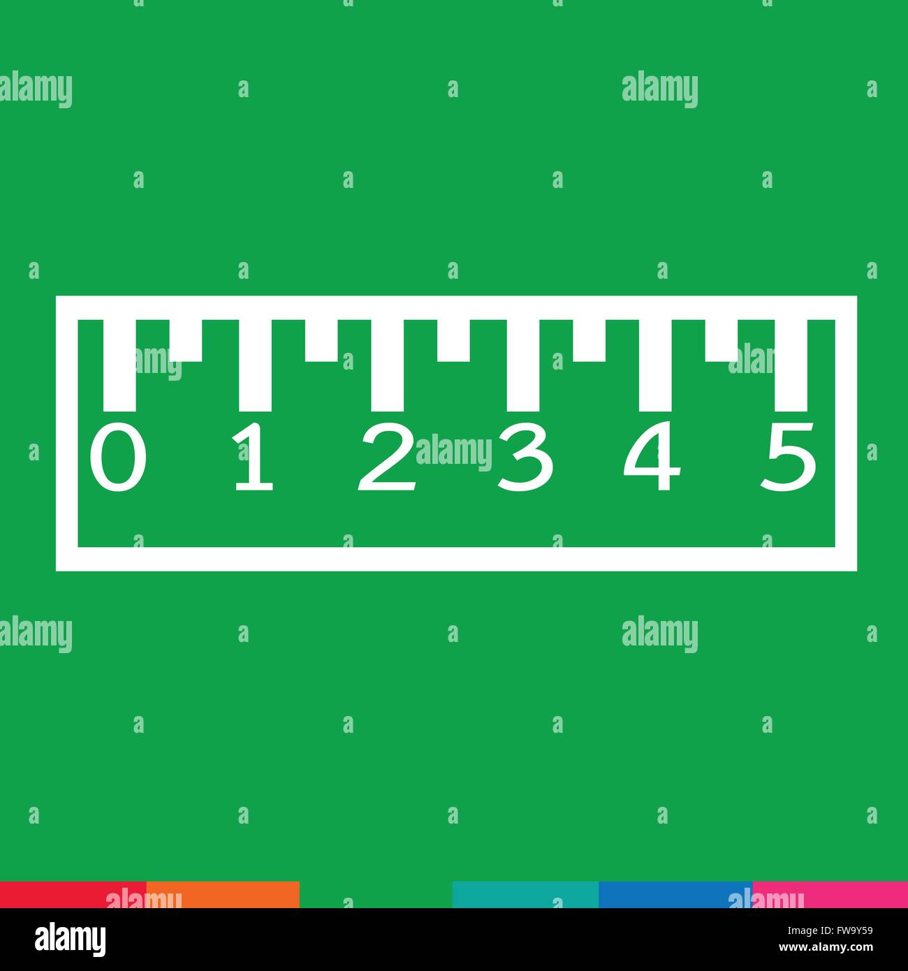 Ruler Icon Illustration sign design Stock Vector Image & Art - Alamy