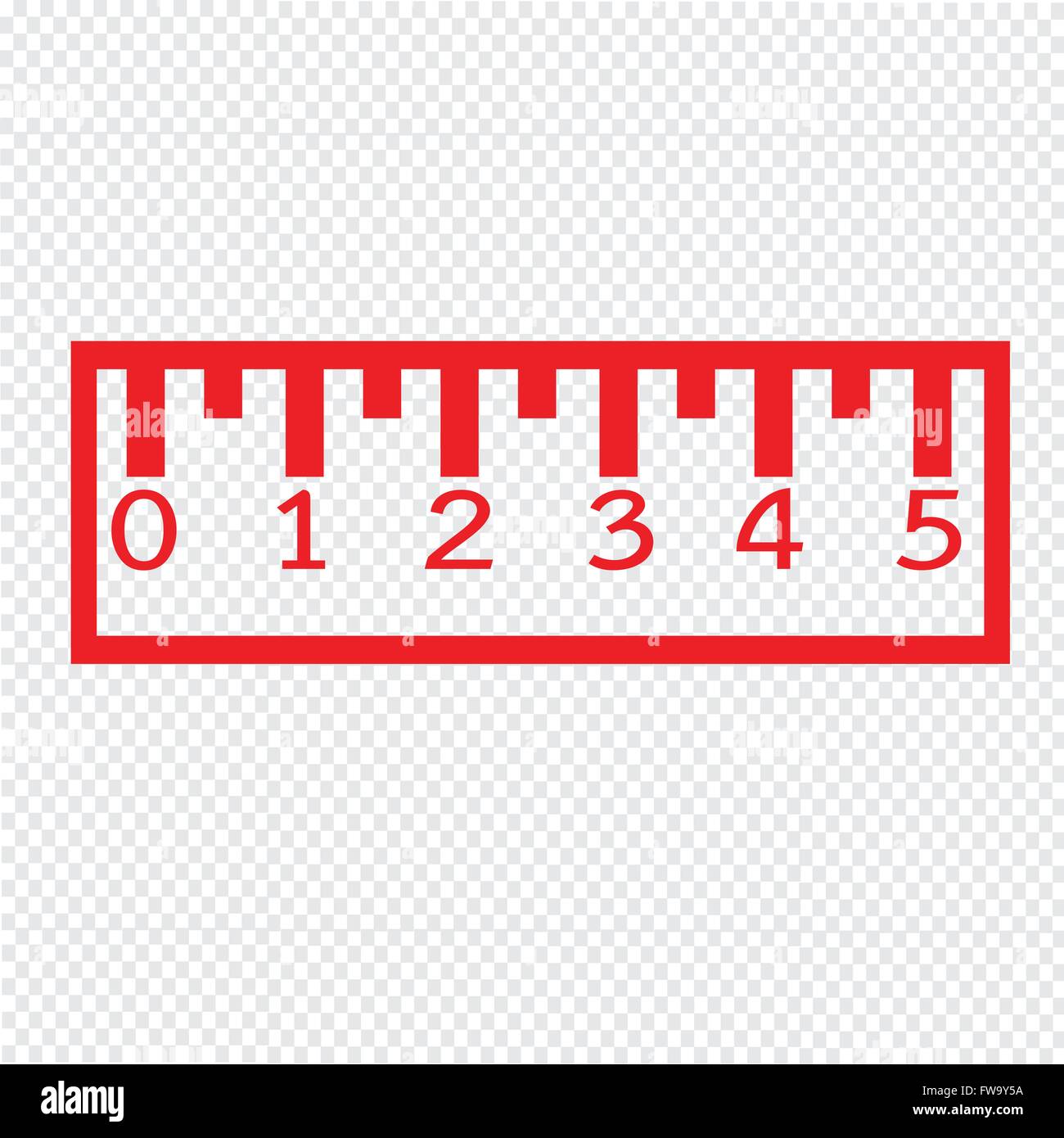 Ruler Icon Illustration sign design Stock Vector Image & Art - Alamy