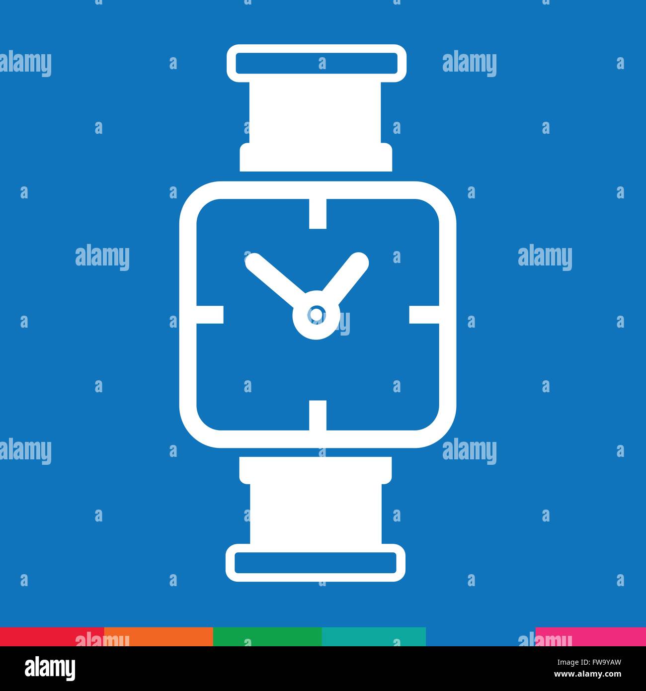 Time Clock icon Illustration sign design Stock Vector Image & Art - Alamy