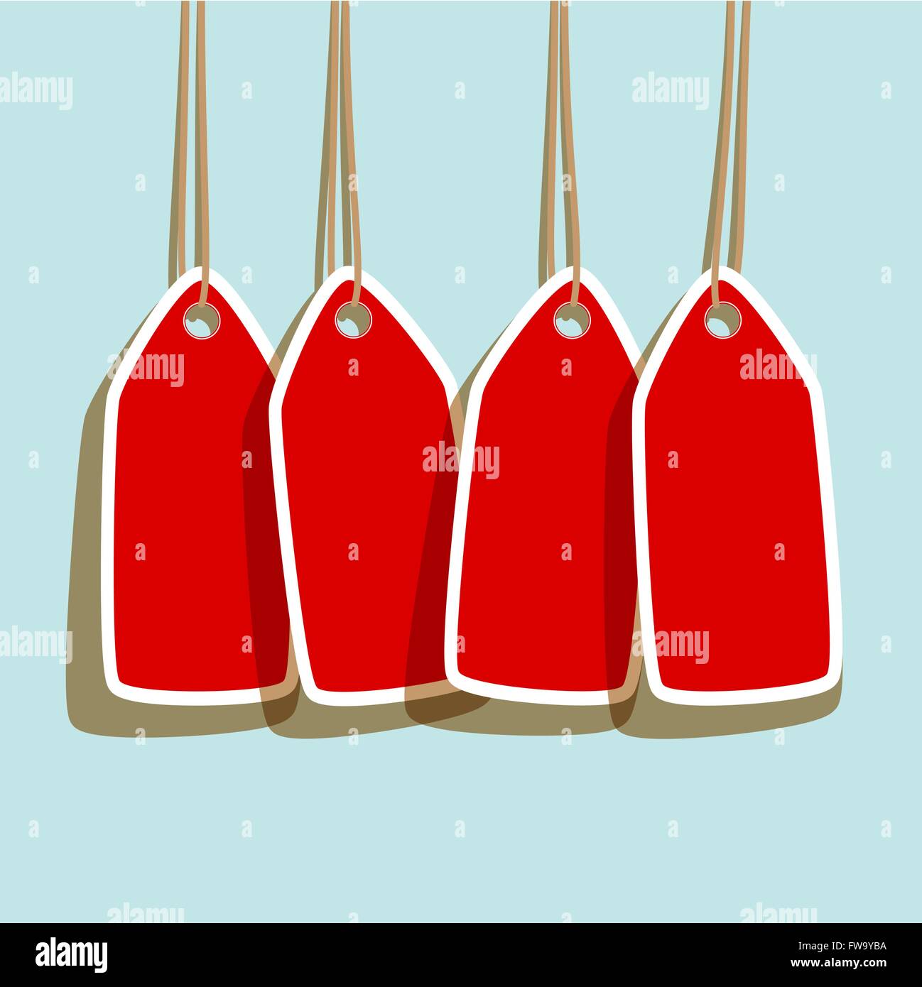colorful labels with a blank space. For sales message Stock Vector ...