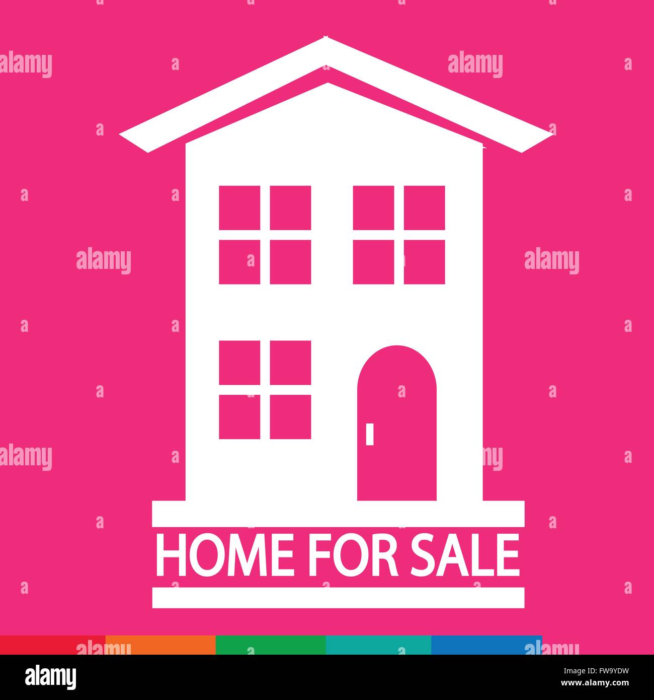 Home For Sale icon Illustration design Stock Vector Image & Art - Alamy