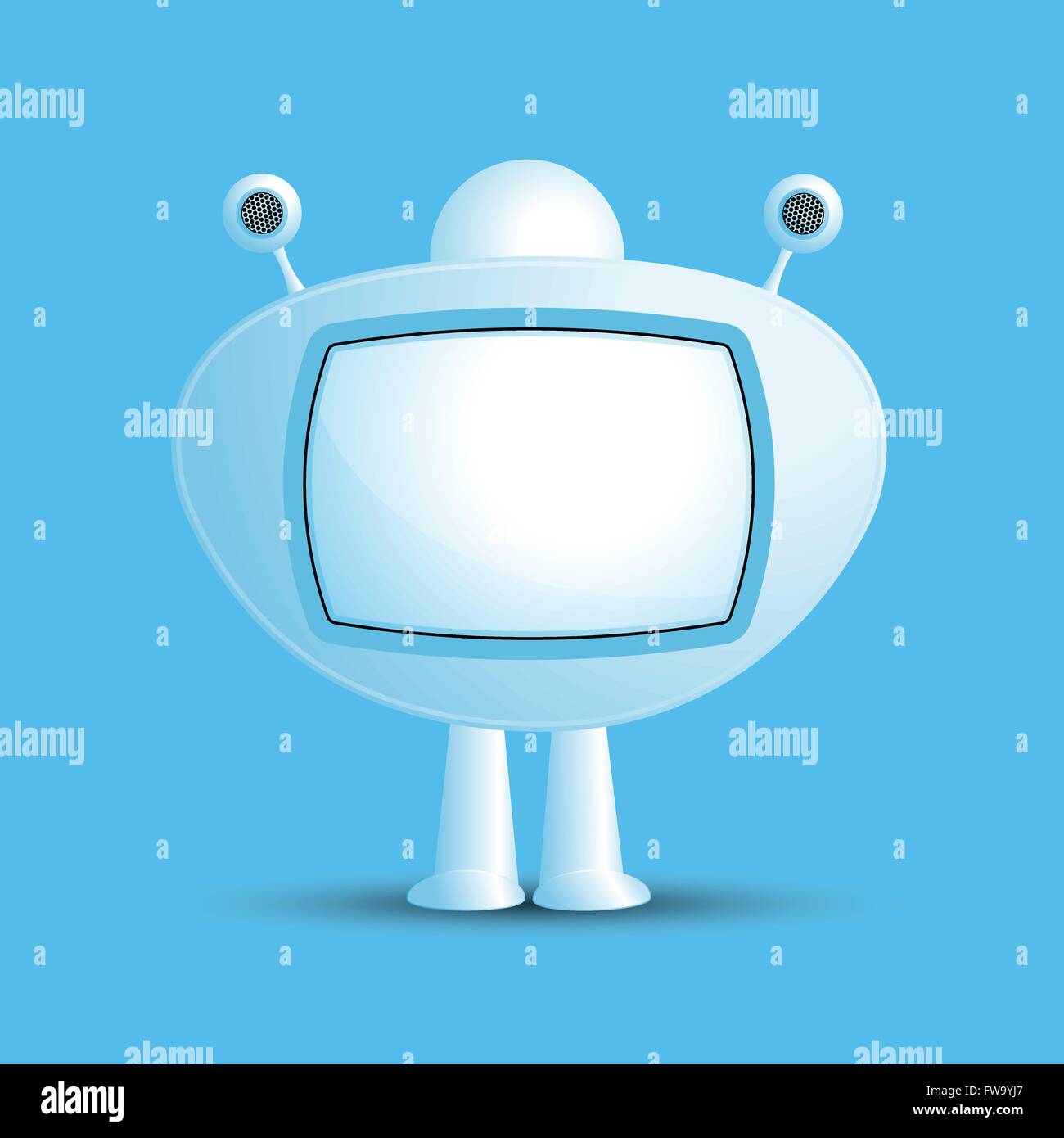 Tv backdrop Stock Vector Images - Alamy