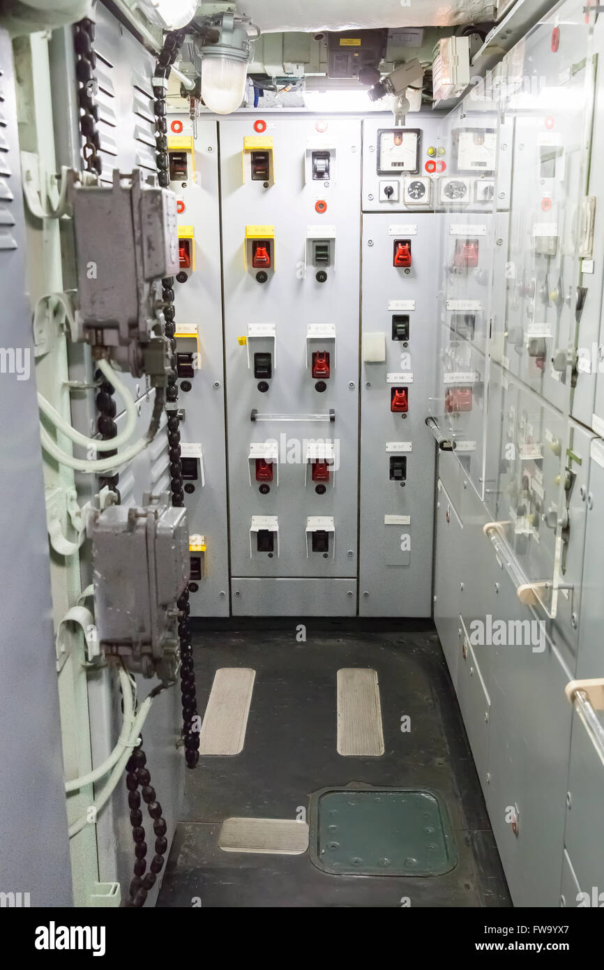 Electric industry room board Stock Photo - Alamy