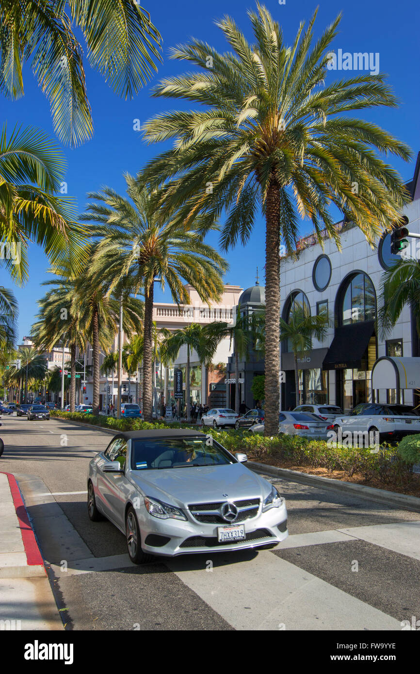 Rodeo Drive in Beverly Hills Stock Photo - Alamy