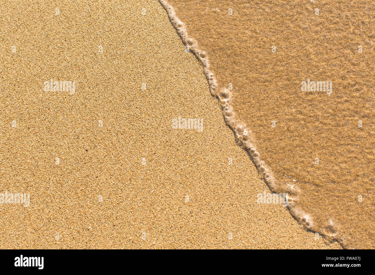 Beach sand texture with a slight wave Stock Photo - Alamy