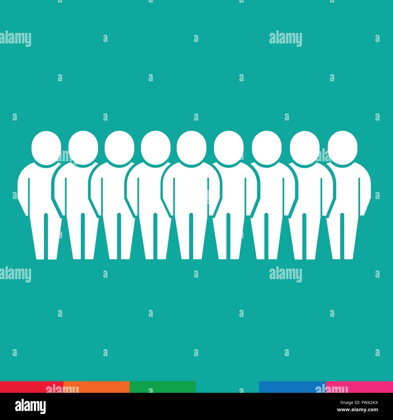 Population People Icon Illustration design Stock Vector Image & Art - Alamy