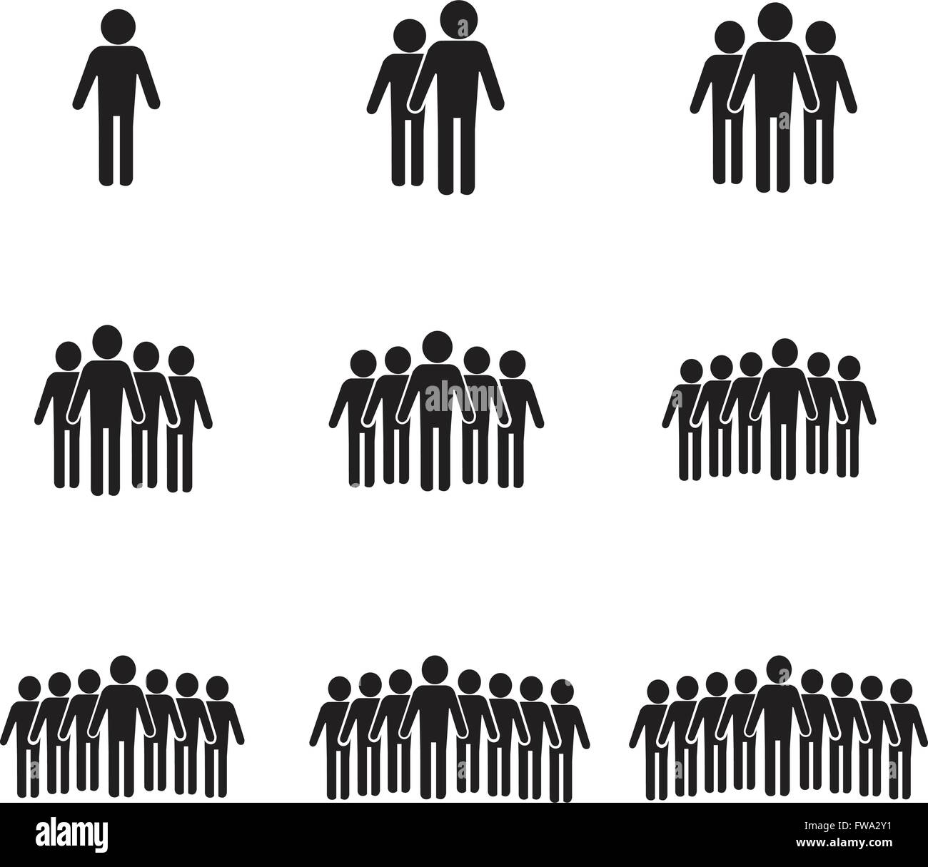 Population People Icon Illustration design Stock Vector Image & Art - Alamy