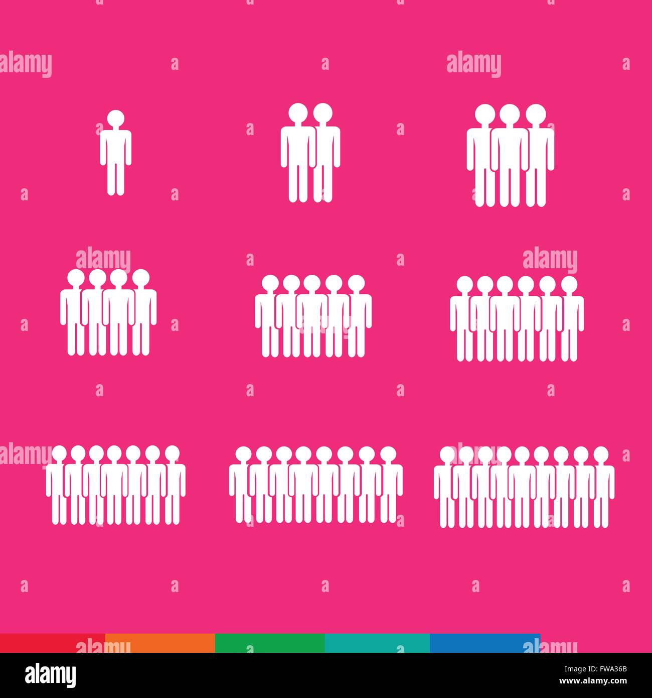 Population People Icon Illustration design Stock Vector Image & Art - Alamy