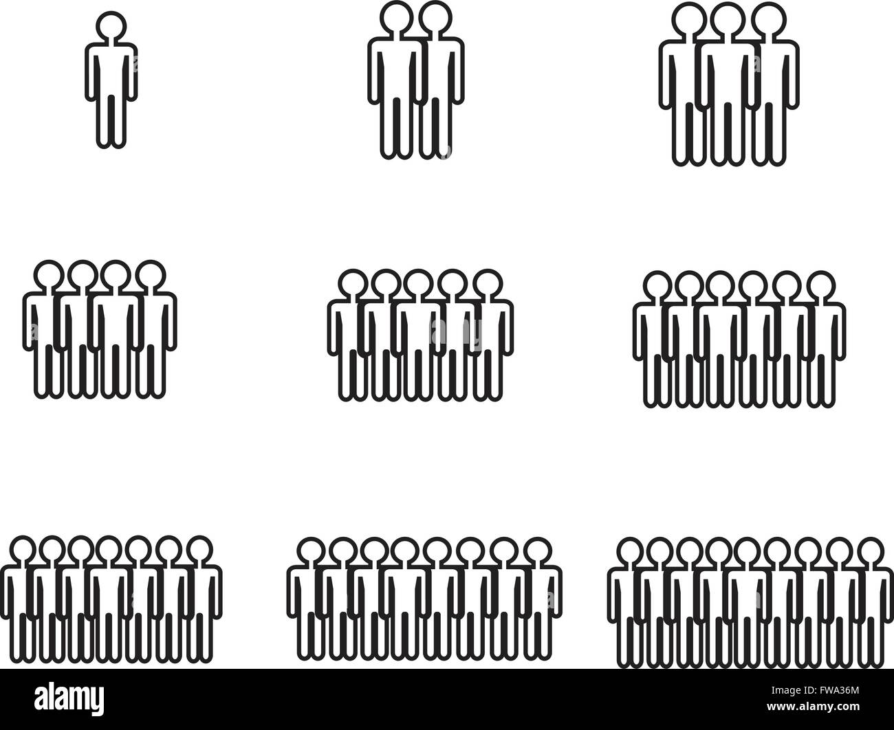 Population People Icon Illustration design Stock Vector Image & Art - Alamy