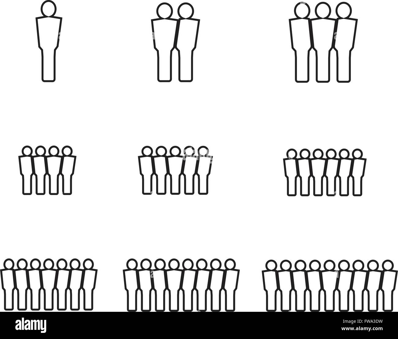 Population People Icon Illustration design Stock Vector Image & Art - Alamy